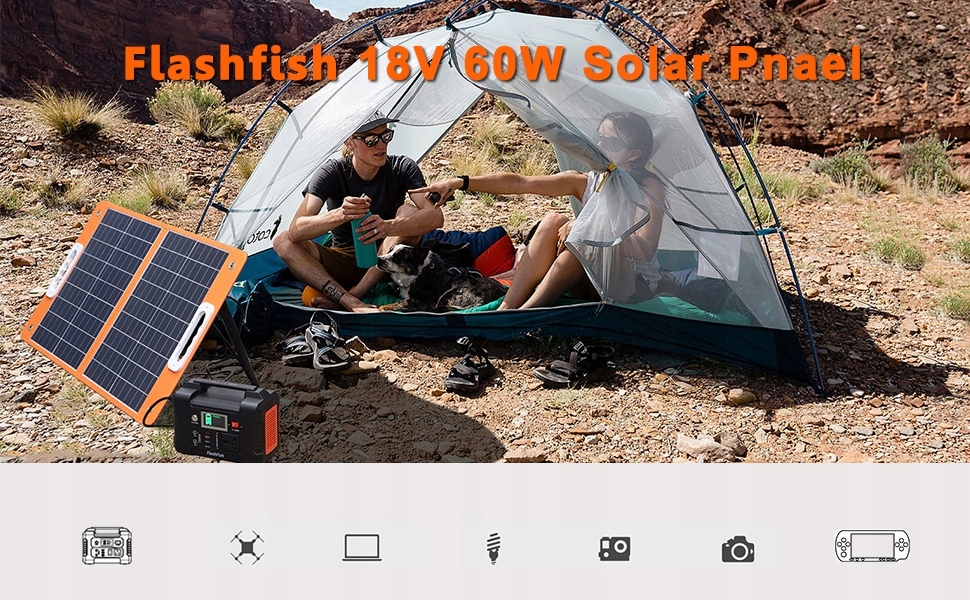 TSP18V60W - Складная солнечная панель Flashfish 18V / 60W купить на ...