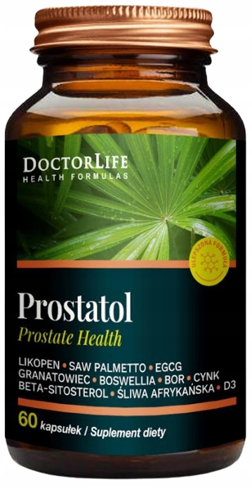 Doctor Life Prostatol 60kaps. Saw Palmetto Likopen Wsparcie prostaty Cynk (5906874819838) • Cena ...