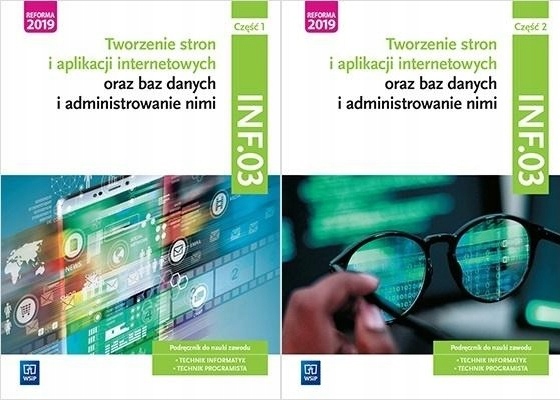 TWORZENIE STRON I APLIKACJI INTERNET INF.03 cz.1+2 (12564576870) | Podręcznik Allegro