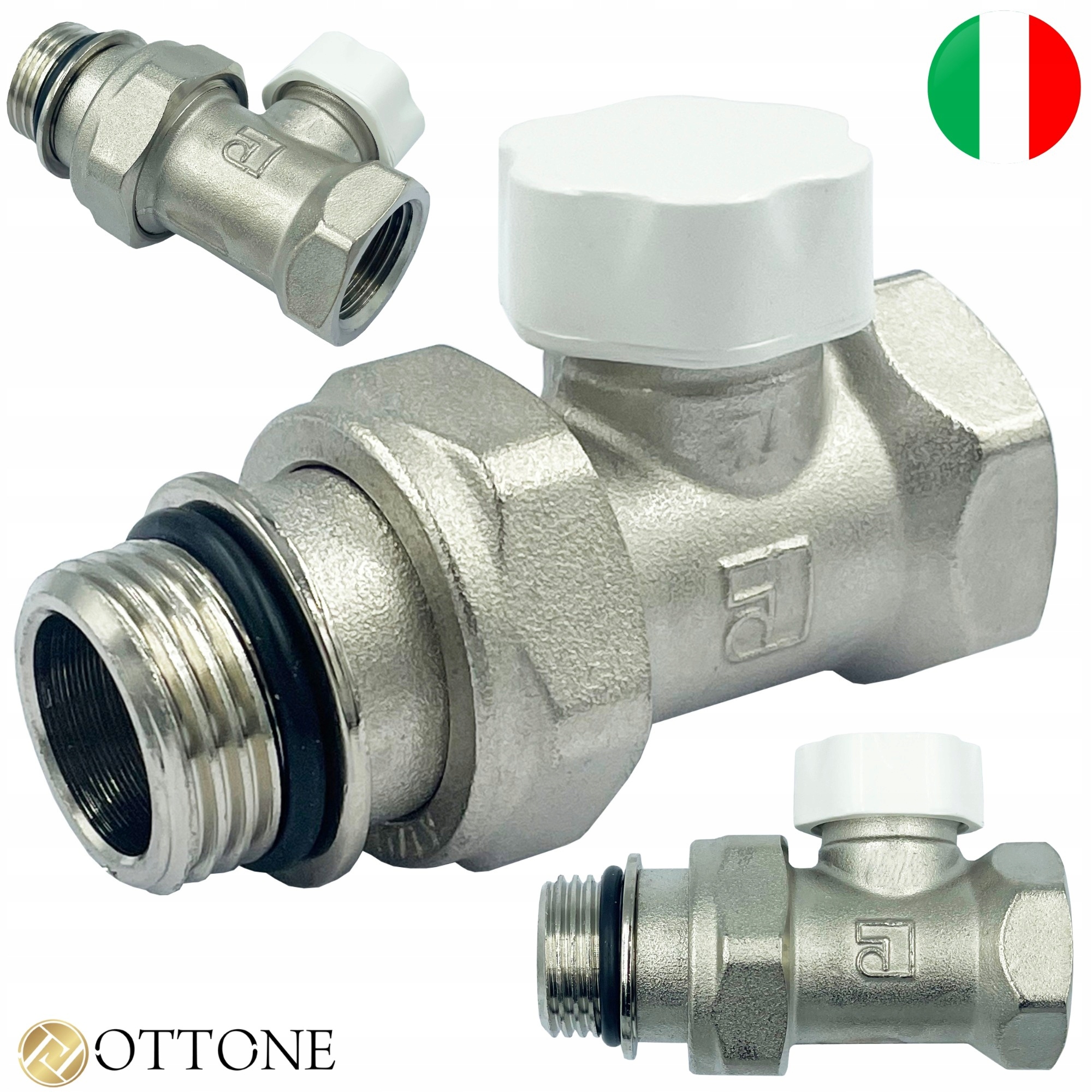 RADIÁTOROVÝ VENTIL TERMOSTATICKÝ PŘÍMÝ 1/2'' ZPĚTNÝ PRO RADIÁTOR OTTONE ...
