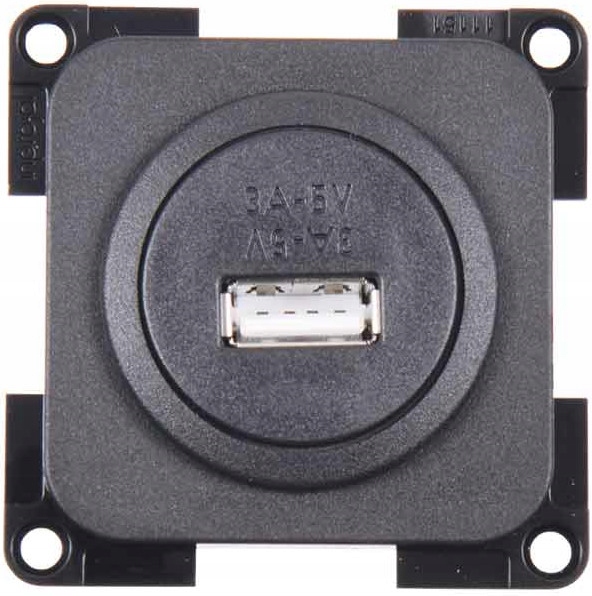 GNIAZDO ELEKTRYCZNE WEWNĘTRZNE USB 5V 3A SYSTEM 10000 ANTRACYT za 156.00PLN z Kędzierzyn-Koźle ...