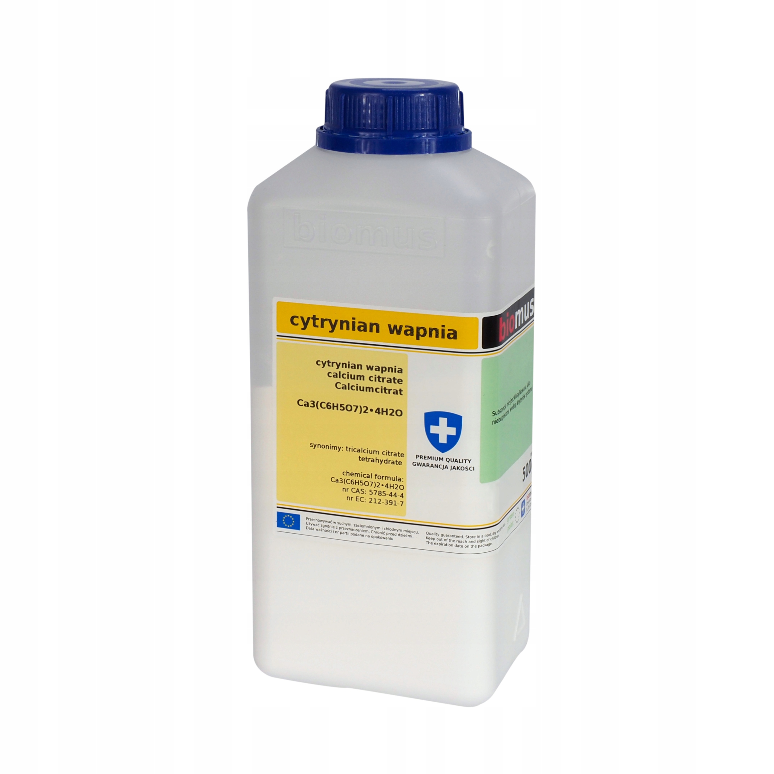 CYTRYNIAN WAPNIA wapń czysty 500g BIOMUS (5905488100622) • Cena, Opinie ...