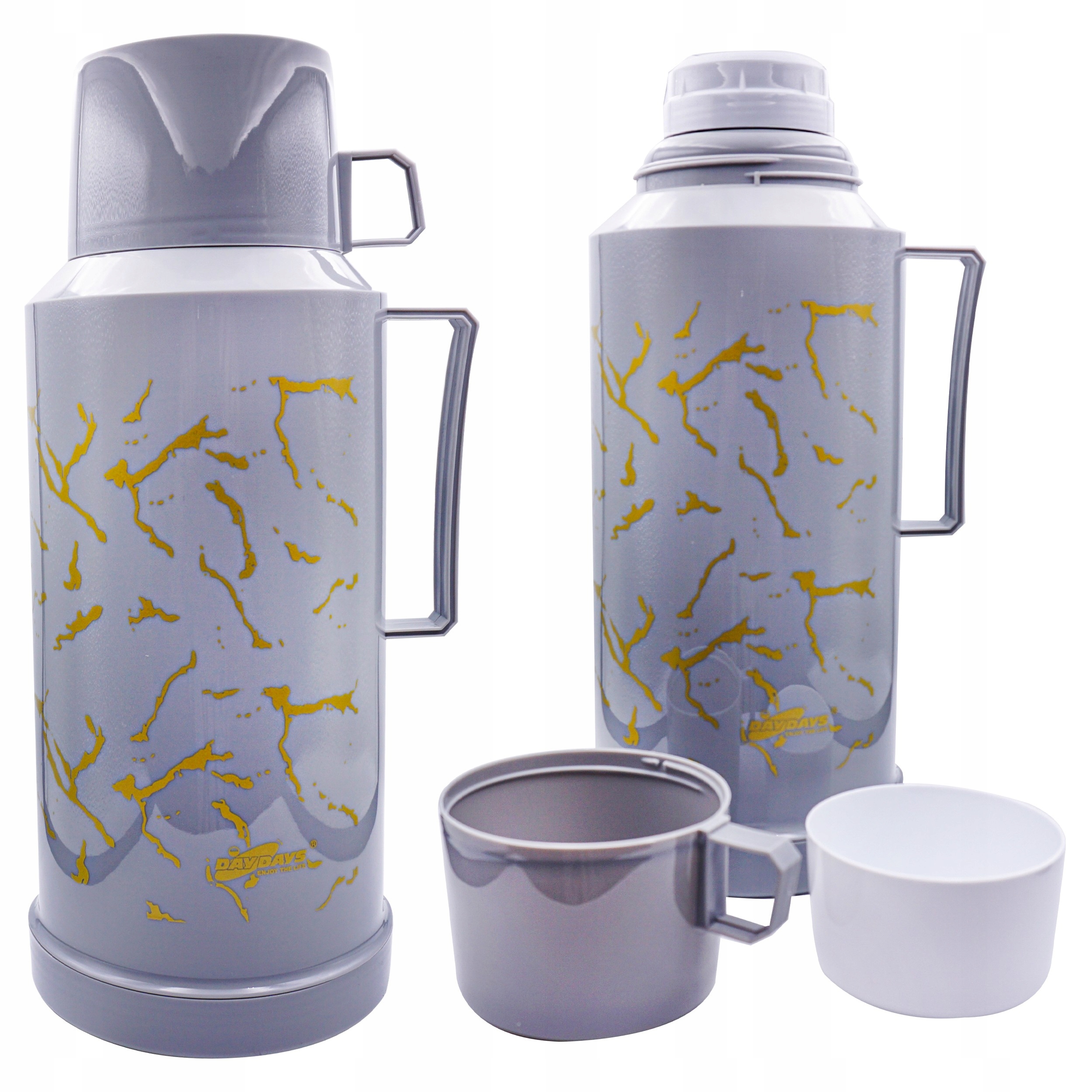 TERMOS SZKLANY WKŁAD SZCZELNY + 2 KUBKI - 1,8L 13298695755 - Allegro.pl