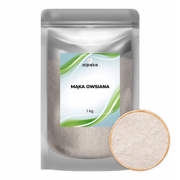 MĄKA OWSIANA 1kg MĄKA Z OWSA ALPAKA 13462754433 - Allegro.pl