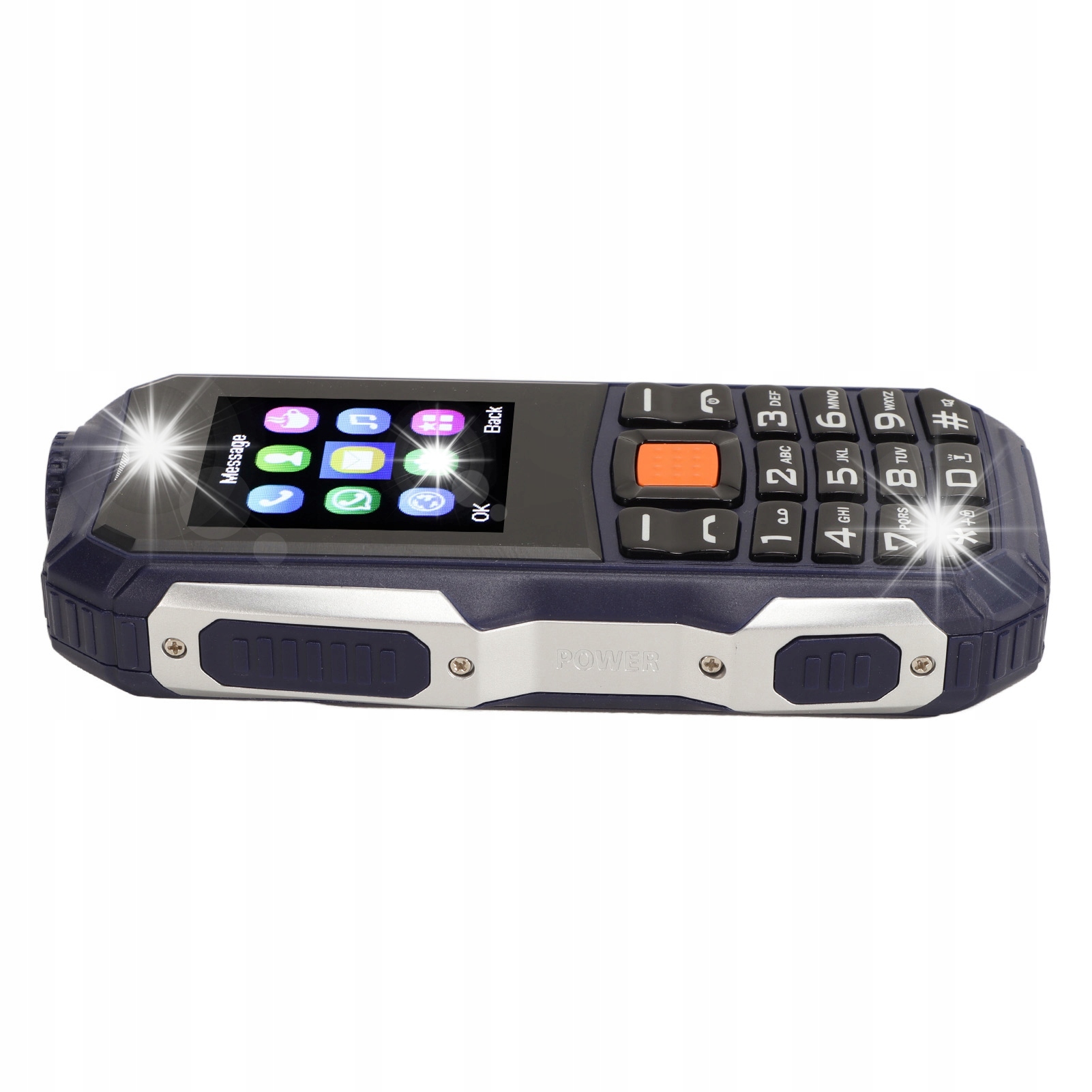 TELEFON KOMÓRKOWY DLA SENIORA SOS DUŻE KLAWISZE GŁOŚNY 1.8" DUAL SIM ...