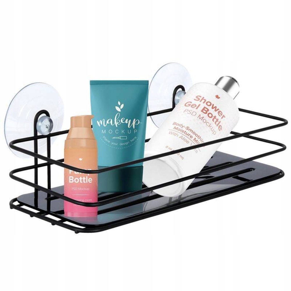 Koupelnová polička do sprchy kovová 26 cm K3 za 182 Kč - Allegro