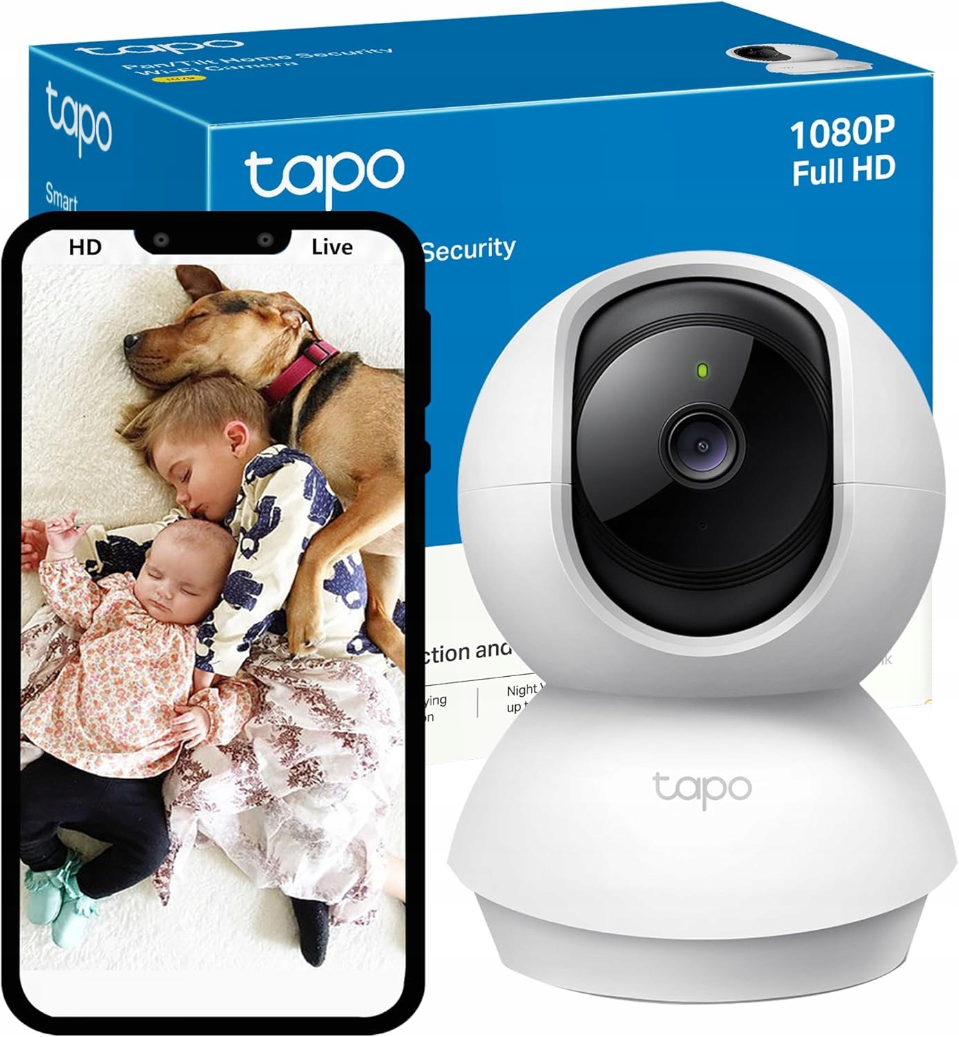 TP-Link Tapo TC70 kamera bezpieczeństwa - Sklep, Opinie, Cena w Allegro