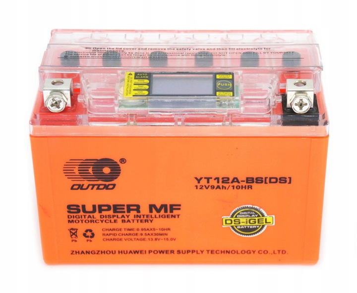 Akumulator Outdo YT12A-BS 9Ah 175A DS-iGel LCD 5902431212395 za 199 ...