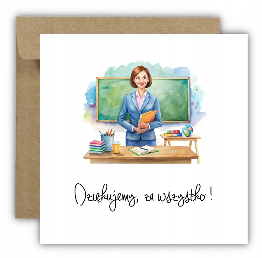 Kartka dla NAUCZYCIELA koniec roku szkolnego Prezent podziękowanie ... Kartka dla NAUCZYCIELA koniec roku szkolnego Prezent podziękowanie ...