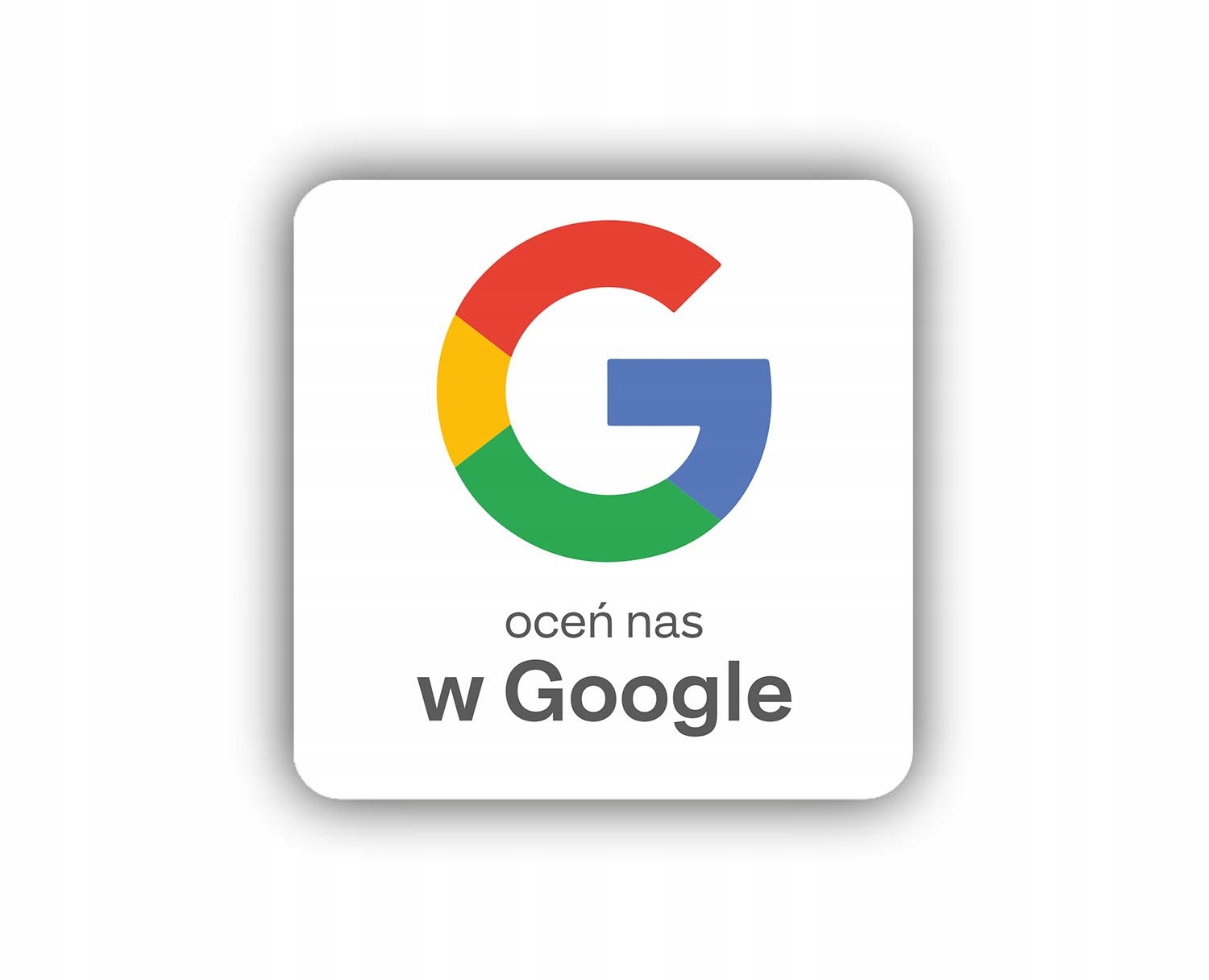 Ocen Nas w Google - Niska cena na Allegro.pl
