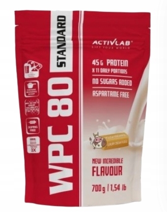 Odżywka białkowa koncentrat białka - WPC Activlab proszek 700 g smak toffi • Cena, Opinie - Allegro