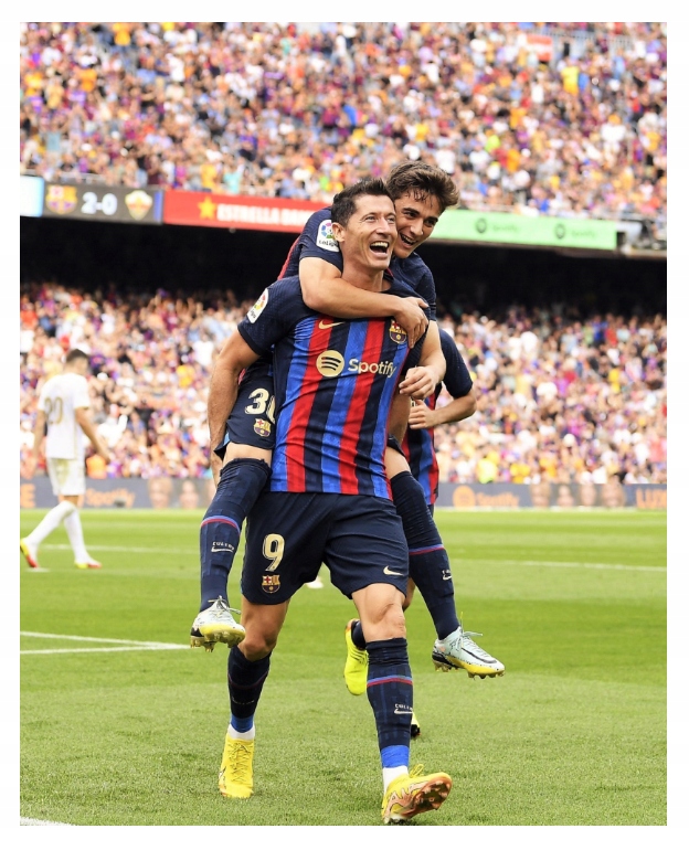 LEWANDOWSKI i GAVI - FC BARCELONA Obraz PREMIUM ! • Cena, Opinie • Obrazki i plakaty 12665110758 ...