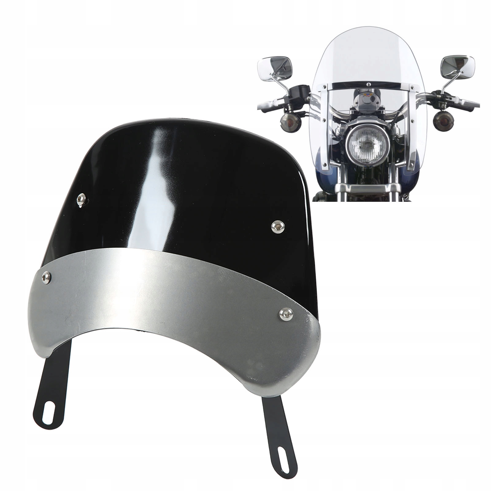 MOTORKERÉKPÁR DEFLEKTOR SZÉLVÉDŐ TAKARÓ UNIVERZÁLIS 7,5 COLL za 8960 ...