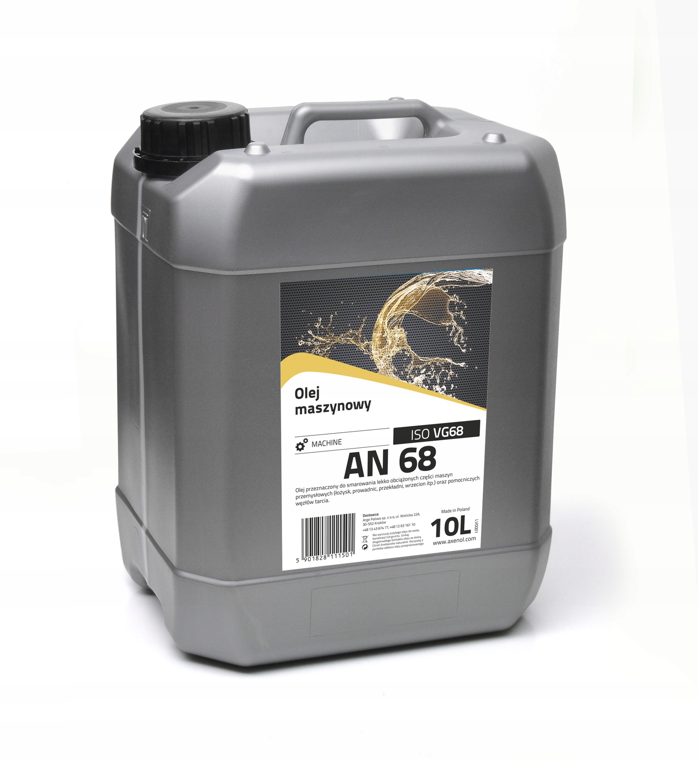 AXENOL OLEJ MASZYNOWY AN 68 10L 5901828111501 za 118.67PLN z ...