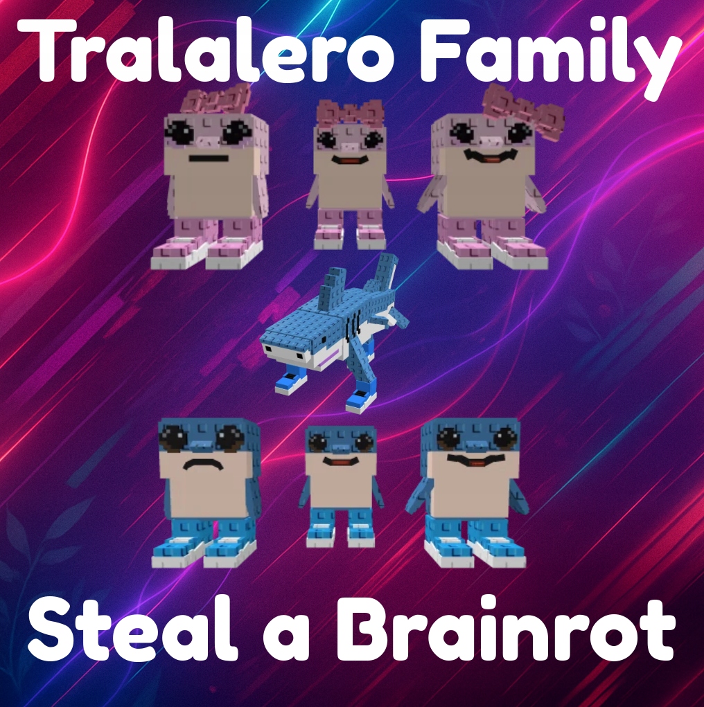 Семья Тралалеро в краже Brainrot | Brainrot Game | Roblox | - docom.com.ua