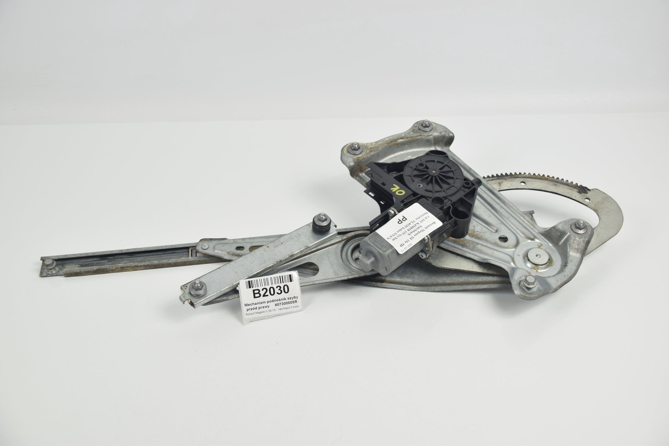 Mechanizm podnośnik szyby przód prawy Megane III 3 807300005R za 120 zł ... Mechanizm podnośnik szyby przód prawy Megane III 3 807300005R za 120 zł ...