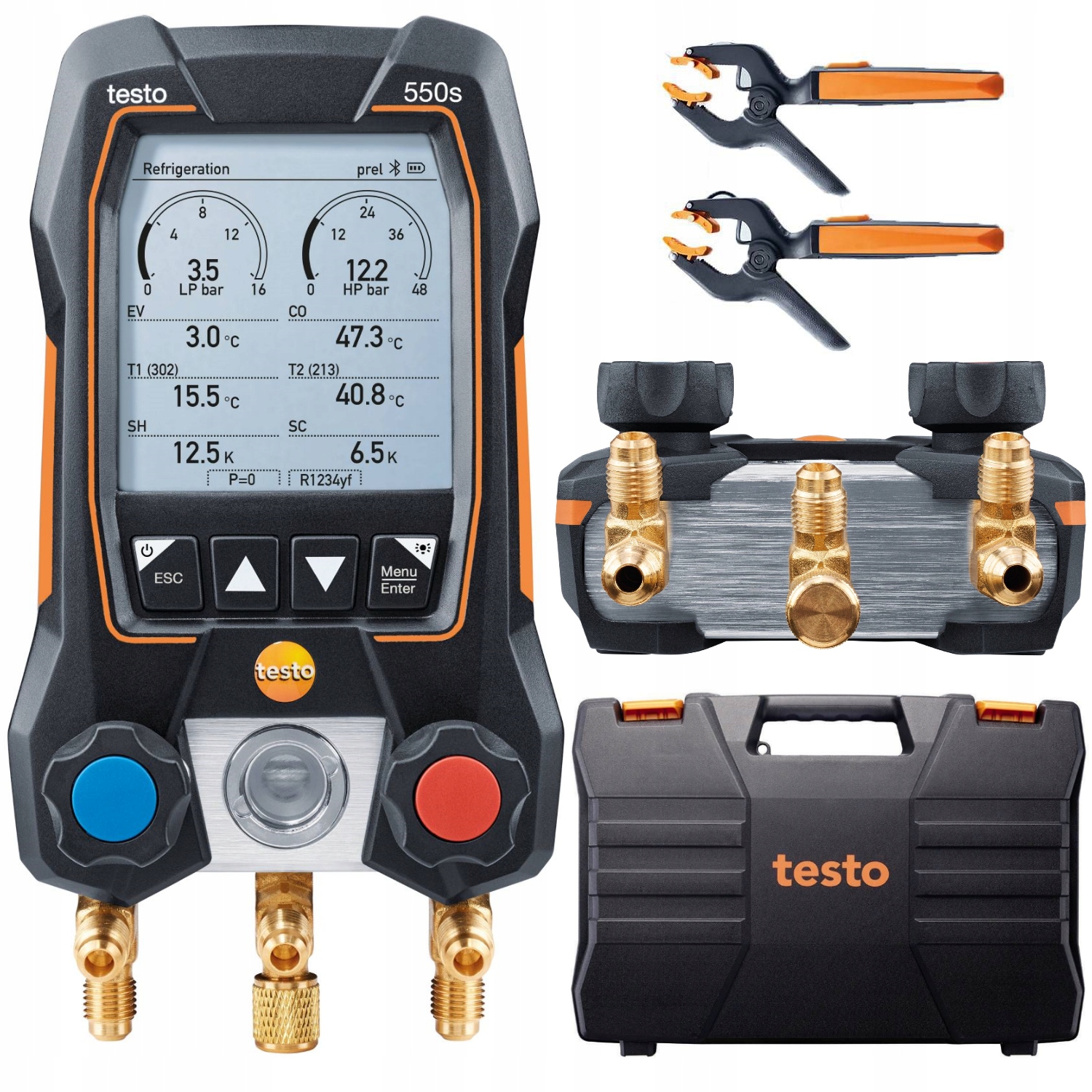 Manometry elektroniczne Testo 550s Smart Bluetooth (0564 5502) • Cena ...