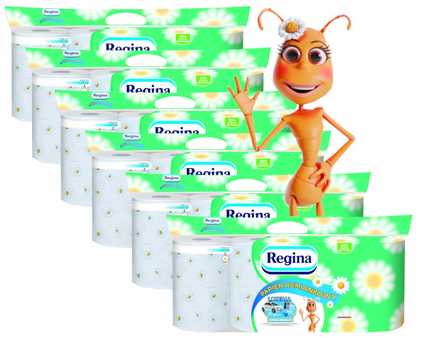 Papier toaletowy Regina Rumiankowa 48 ROLEK (papier toaletowy) • Cena ...
