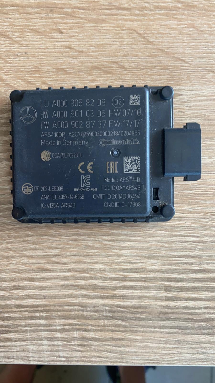 MERCEDES E W213 S W222 RADAR DISTRONIC A0009058208 A0009010305 ...