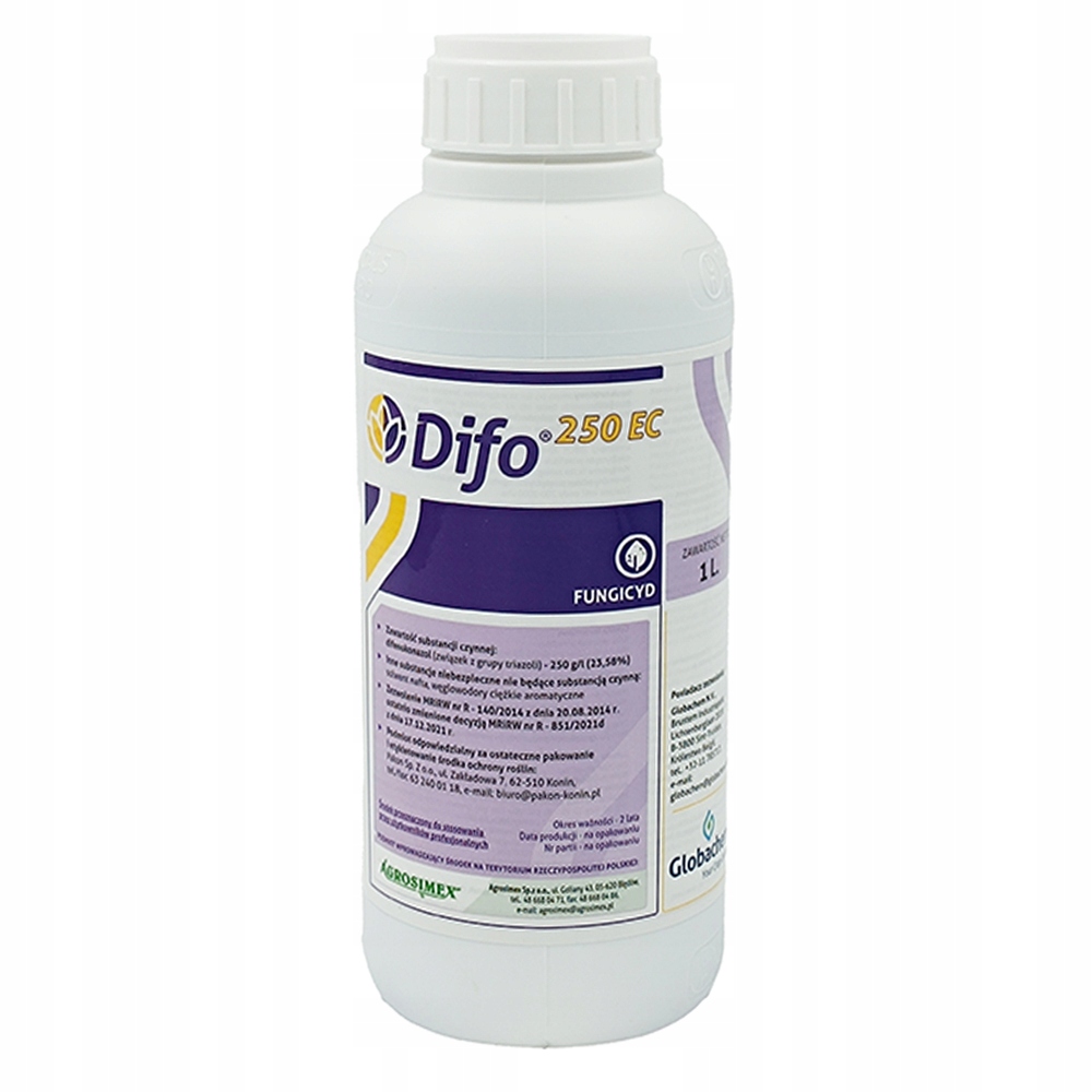 Difo 250 EC 1l difenokonazol na choroby grzybowe czerń zgnilizna ...