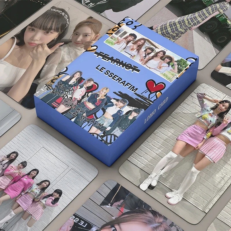55Pcs/Set Kpop LE SSERAFIM Photocards New Album Perfect Night Lomo ... 55Pcs/Set Kpop LE SSERAFIM Photocards New Album Perfect Night Lomo ...