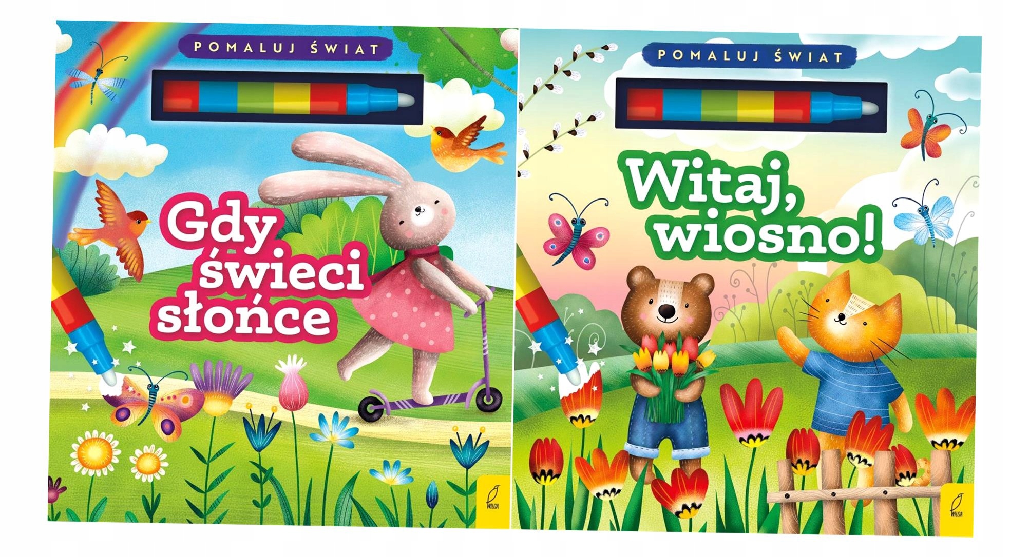 FLAMASTER WODNY PAKIET 2 KSIĄŻEK (12556018744) | Książka Allegro