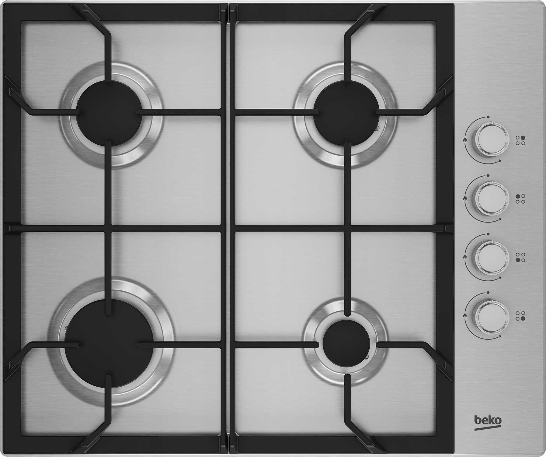 Płyta gazowa Beko HIBG 64122SX 4 Palniki Stalowa - Sklep, Opinie, Cena ...