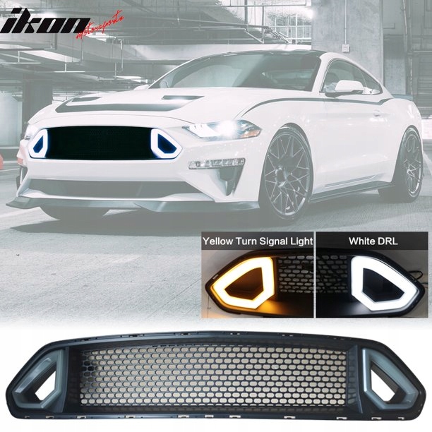 Grill Atrapa Zderzaka RTR LED FORD MUSTANG 2018-2022 JGD-MU18-UGRTRLED ...