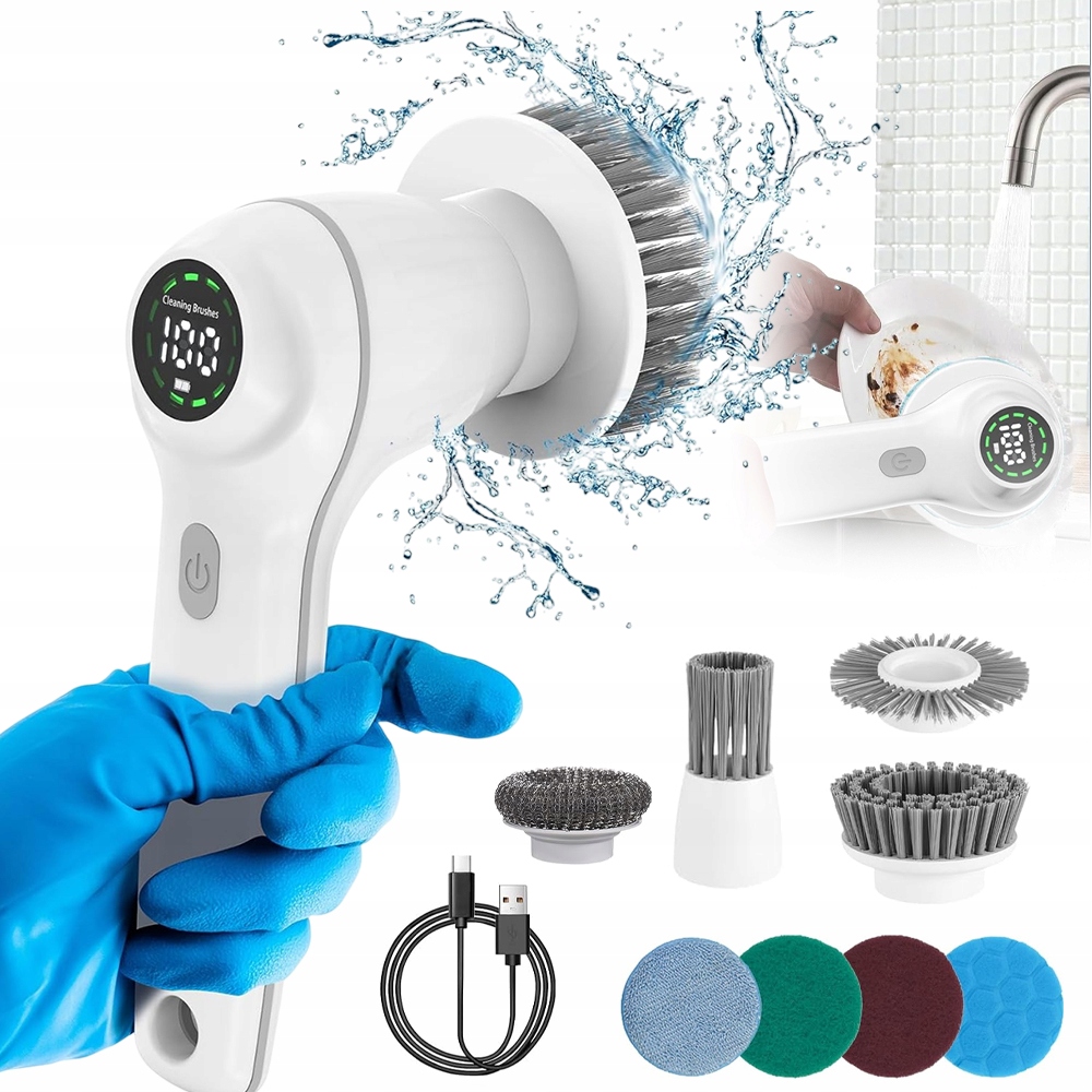 ELEKTRICKÁ ROTAČNÁ KEFA,KEFA NA ČISTENIE SPRCHY DO KÚPEĽNE - Allegro