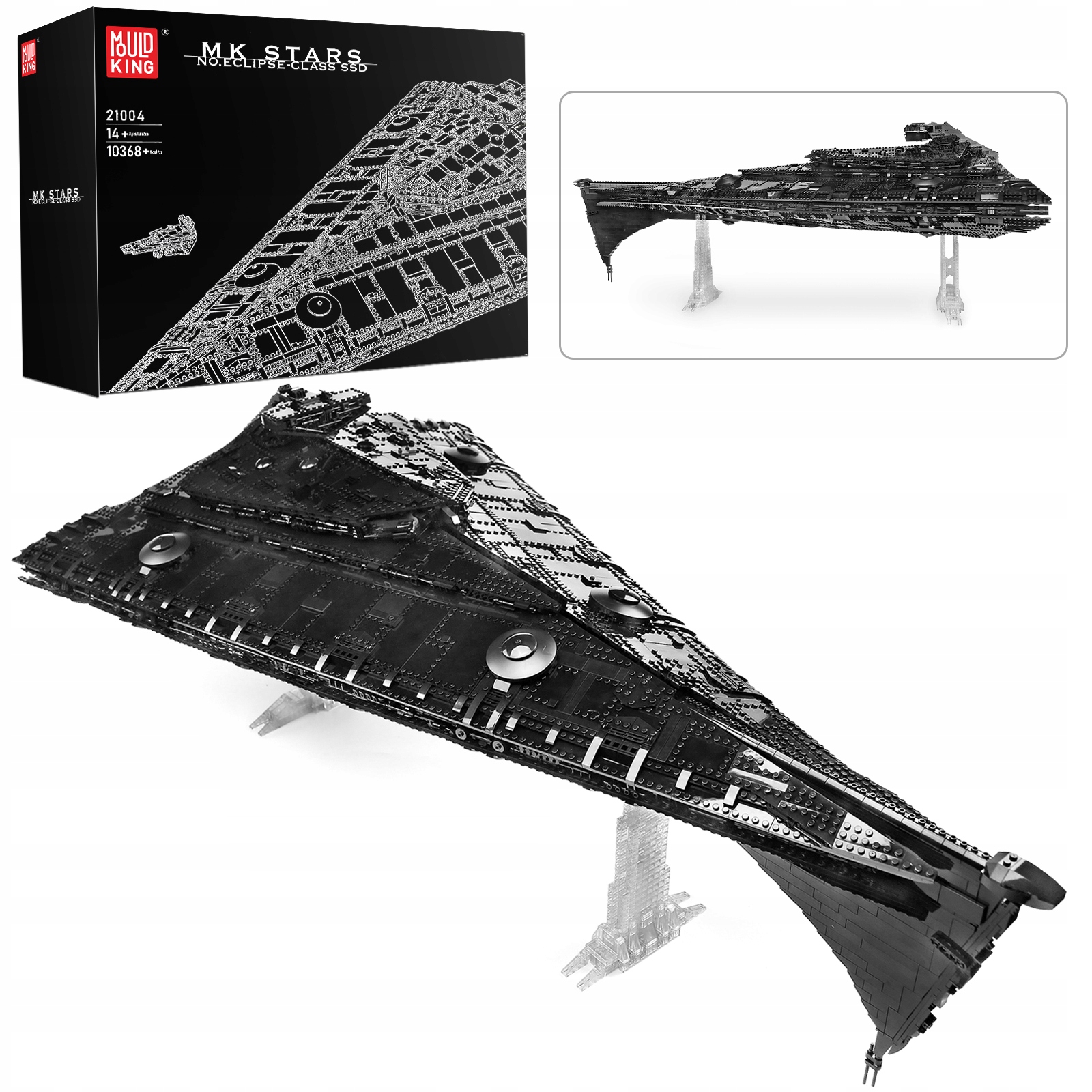 Klocki konstrukcyjne Mould King Star Wars 10368 elementów plastikowe ...