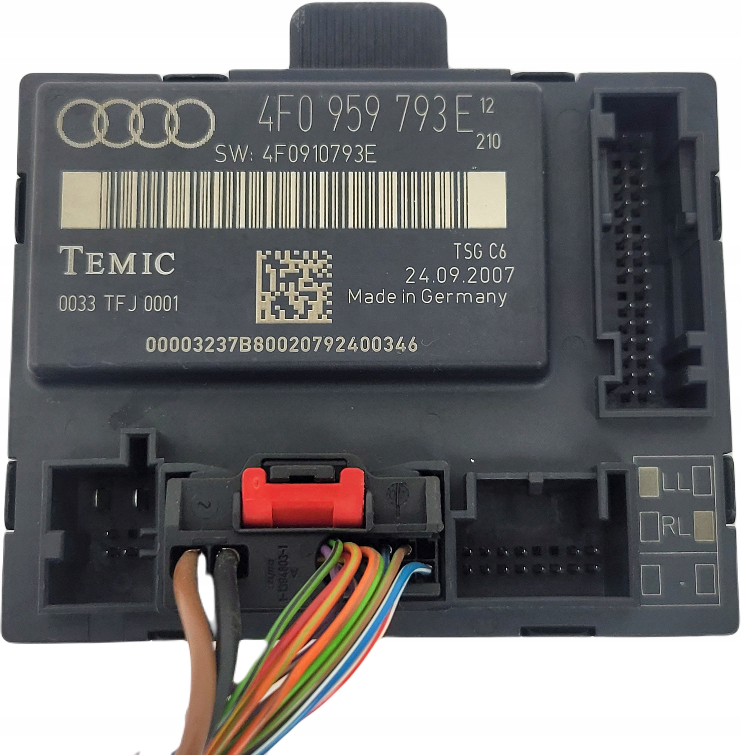 AUDI A6 C6 MODUŁ STEROWNIK DRZWI LEWY PRZÓD 4F0959793E za 45.00PLN z Sierakowice - Allegro ...