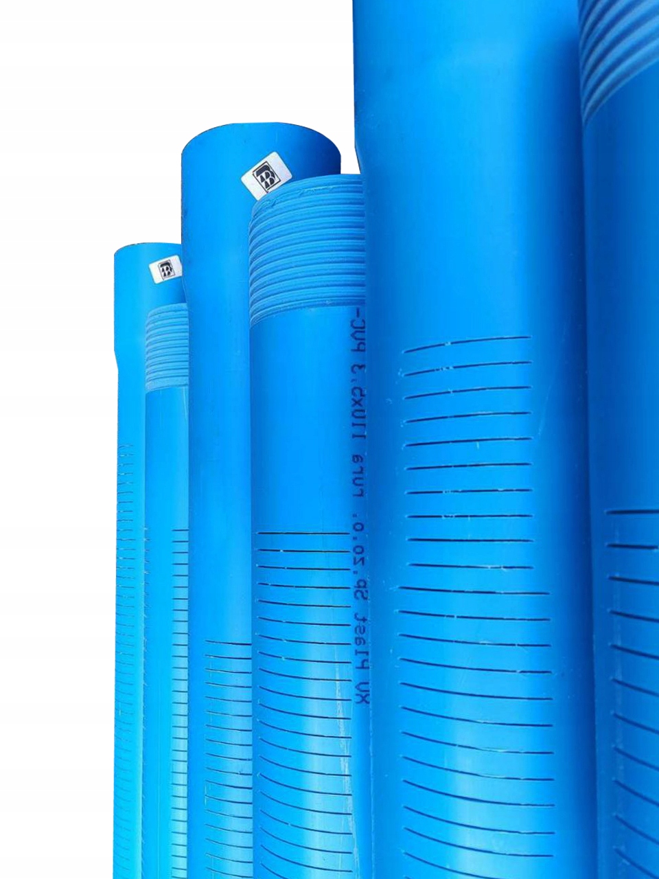 Rura studzienna/rury studzienne PVC 125/4.8/3M filtrowa szczelinowa ...