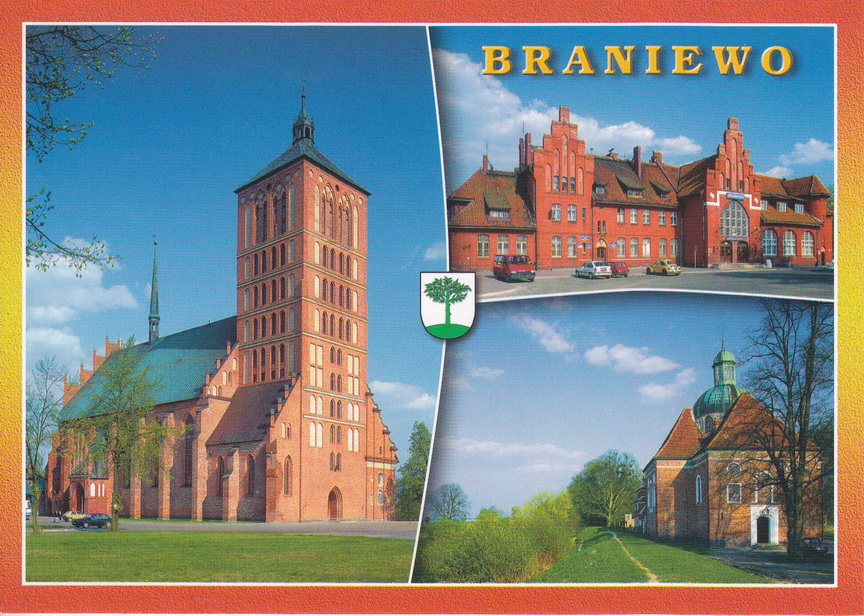 BRANIEWO - KOŚCIÓŁ - DWORZEC KOLEJOWY - HERB 13360454353 - Allegro.pl