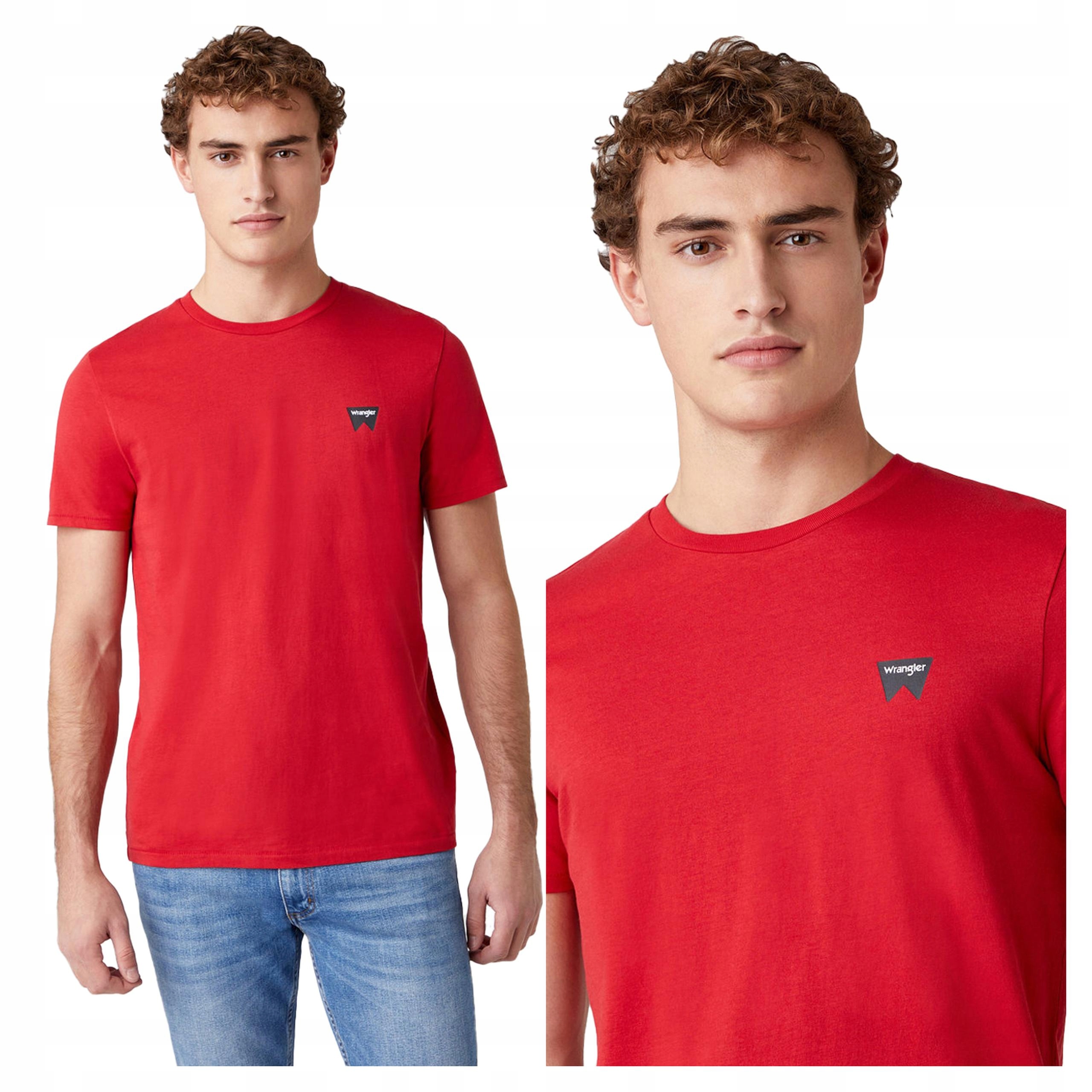 WRANGLER SIGN MĘSKI T-SHIRT KOSZULKA LOGO 4XL (5400852378350) • Cena, Opinie • T-shirty ...