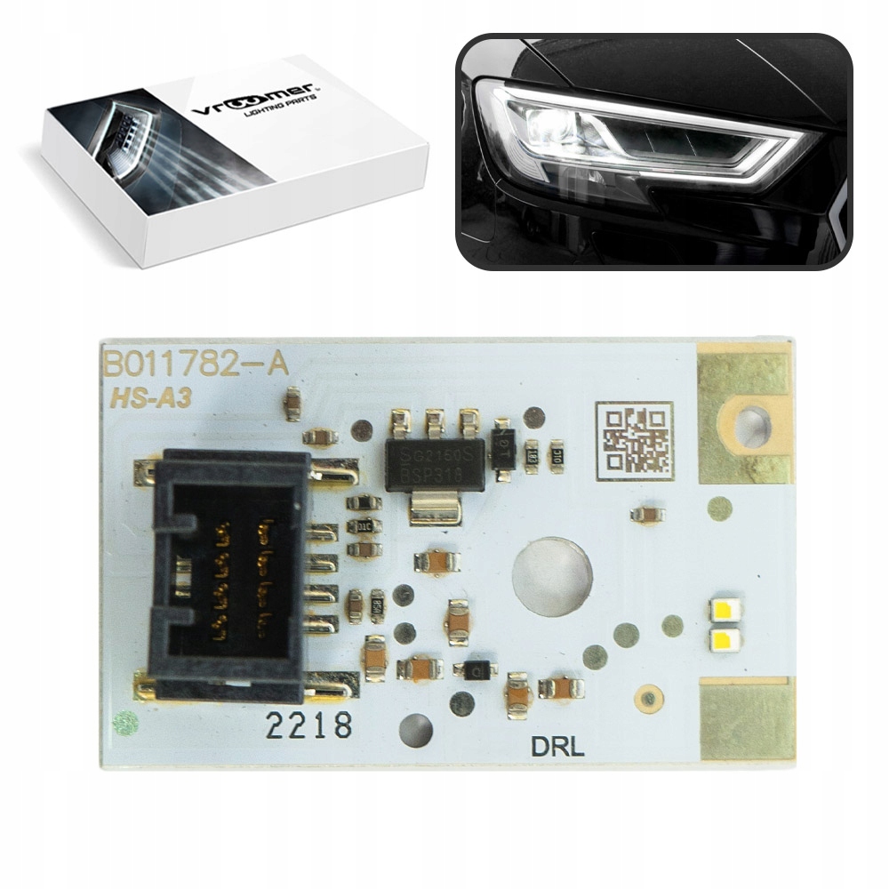 Moduł Płytka DRL lampy reflektora Audi A3 8V 16-20 FULL LED MATRIX ...