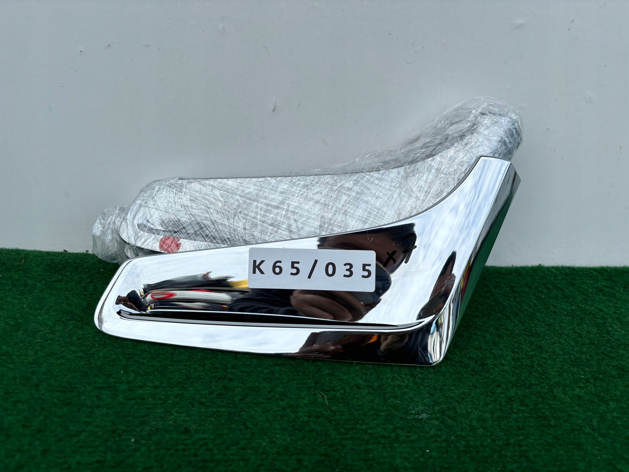 BMW 7 G11 G12 LEWA LISTWA BŁOTNIKA PRZÓD CHROM OSŁONA 51137347377 K65 ...