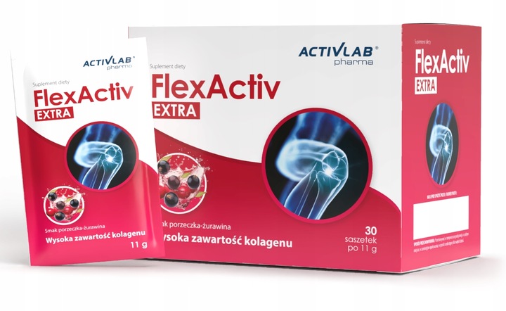 Suplement diety Activlab FlexActiv EXTRA kolagen saszetki 30 szt ...