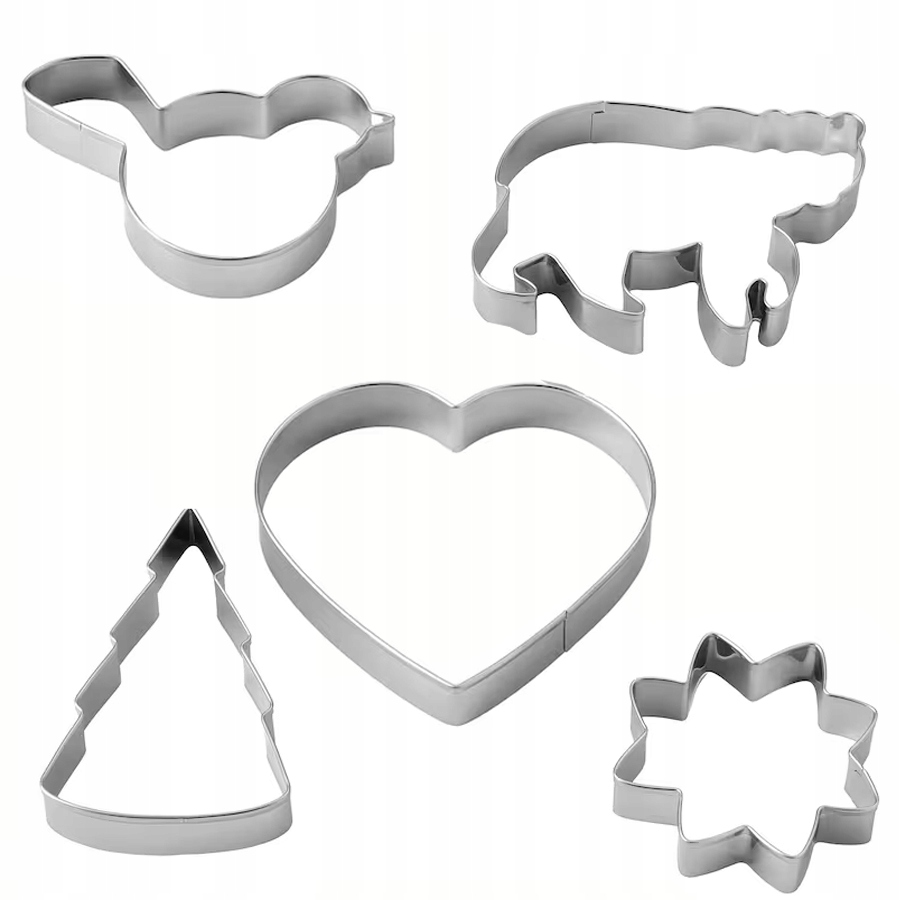 IKEA VINTERFINT Wykrawacze foremki do wycinania ciastek KOMPLET ŚWIĄTECZNE (0080580998) • Cena ...