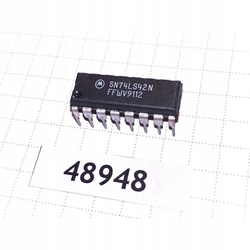 Układ scalony dekoder Motorola 74LS42 DIP16 - Sklep, Opinie, Cena w Allegro