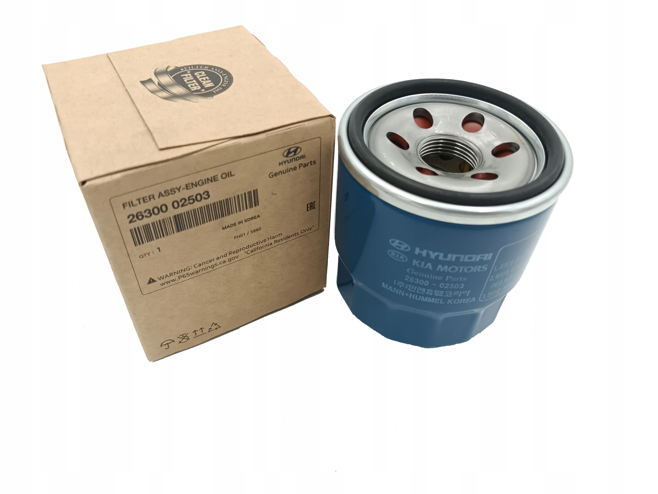 Hyundai OE 26300 02503 filtr oleju za 40.00PLN z Gdańsk - Allegro - (10649863087)