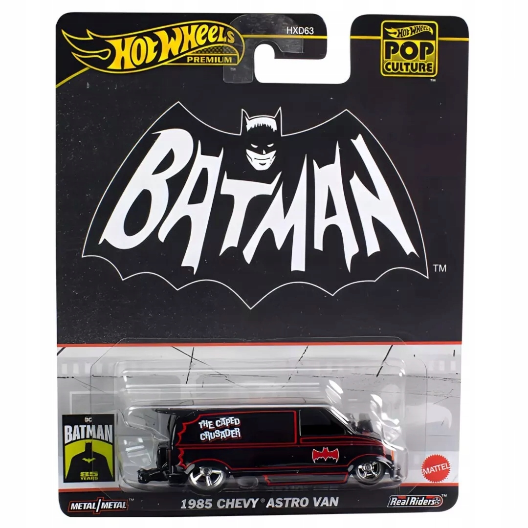 HOT WHEELS PREMIUM POP CULTURE Batman 1985 Chevy Astro Van HVJ48 ...