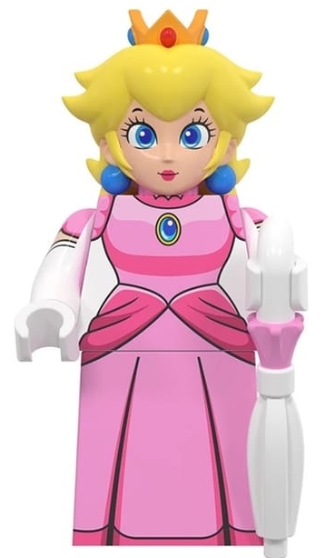 KLOCKI FIGURKA KSIĘŻNICZKA PRINCESS PEACH SUPER MARIO + Klocek LEGO 15142500151 - Allegro.pl