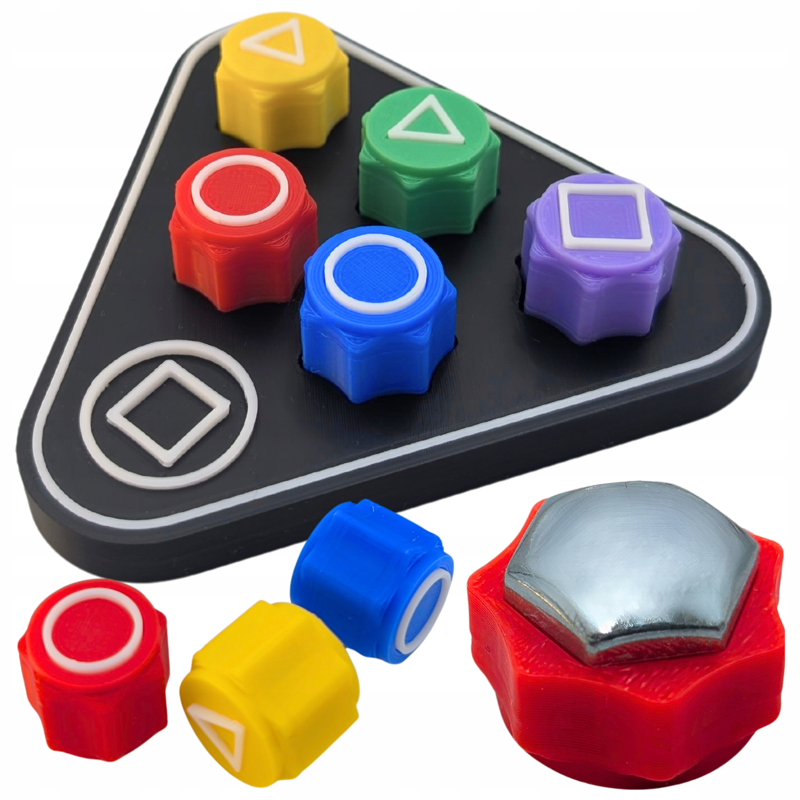 GONGGI KOŚCI KOSTKI DO GRY SQUID GAME GON GI koreańska gra DUŻY ZESTAW ...