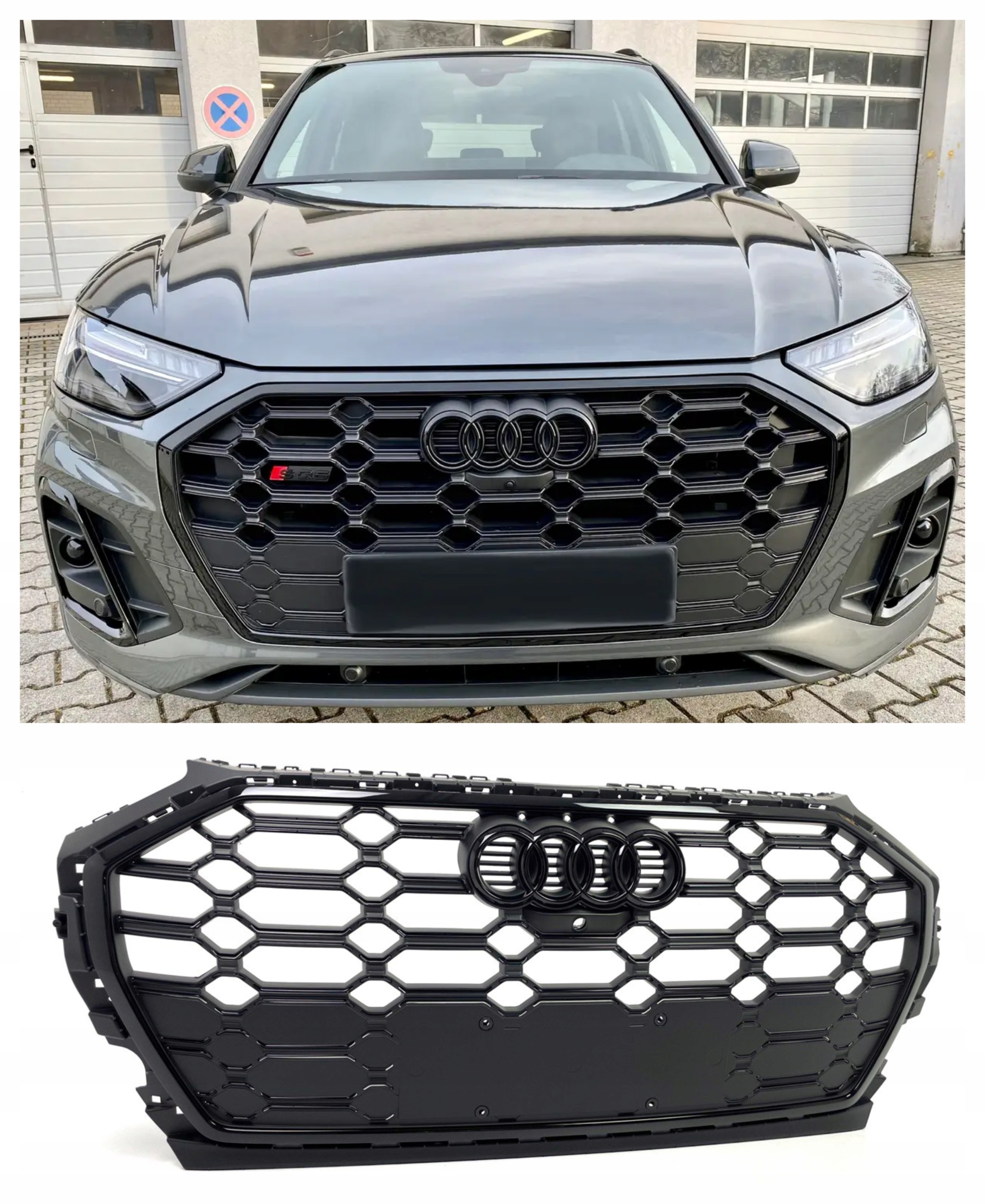 AUDI Q5 SQ5 80A S-LINE LIFT GRILL 2021+ KAMERA 360 za 1500.00PLN z Wilno - Allegro - (14295706700)