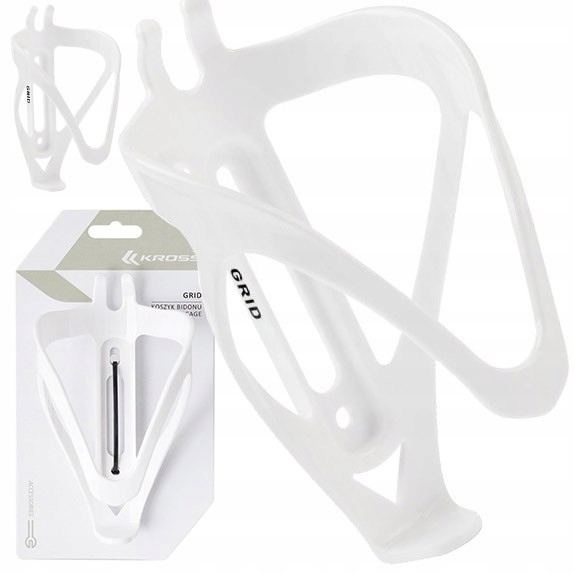 Koszyk bidonu KROSS GRID biały - T4CKZBI0070WH - 14890335265 - Allegro.pl