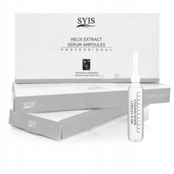 SYIS ampułki ze śluzem ślimaka, helix extract serum 1 x 3 ml ...