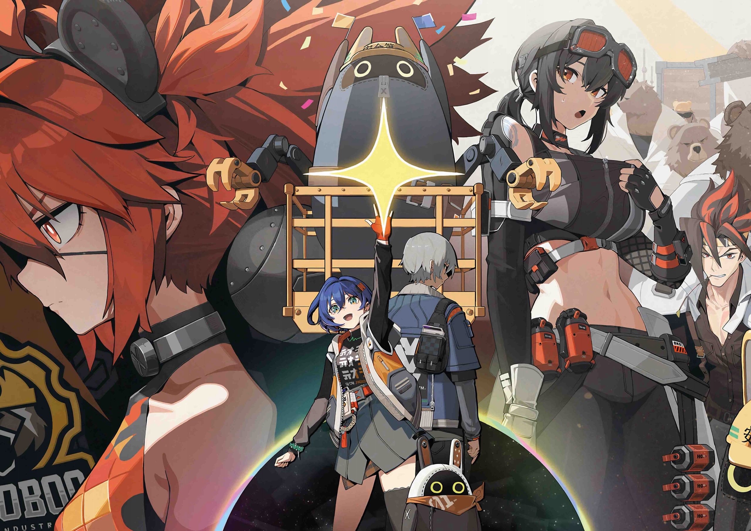 Poszter Zenless Zone Zero Poszter Gadget Ajándék anime manga Ellen ...