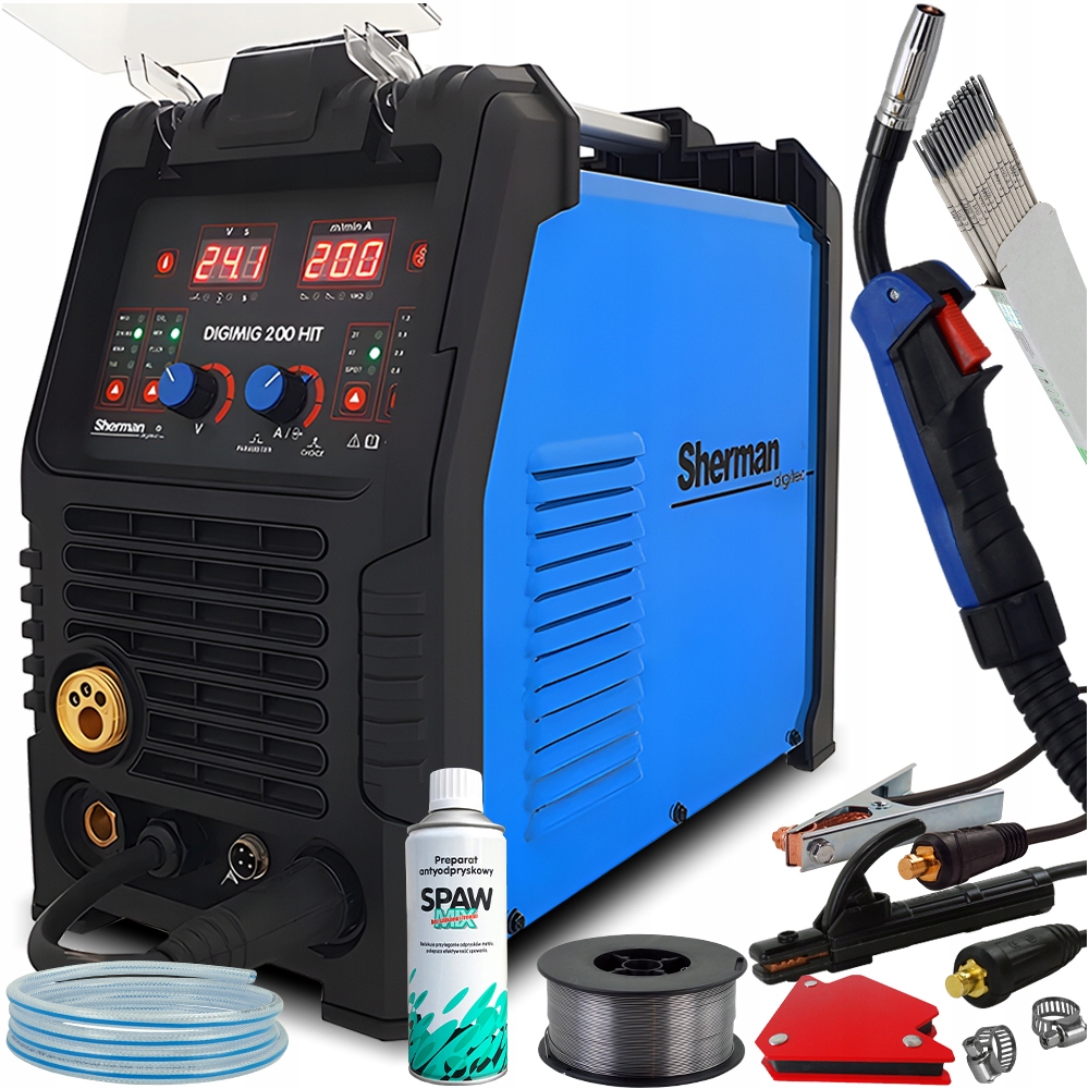 SPAWARKA MIGOMAT DIGIMIG HIT 200A Synergia SPOT 2T 4T CuSi3 FLUX IGBT 230V (5903686618079 ...