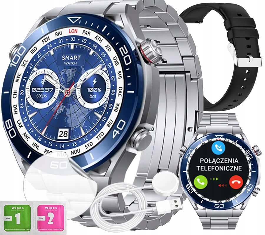 Zegarek Smartwatch męski z rozmowami Smart Watch Pro EDIT + dodatkowy ...
