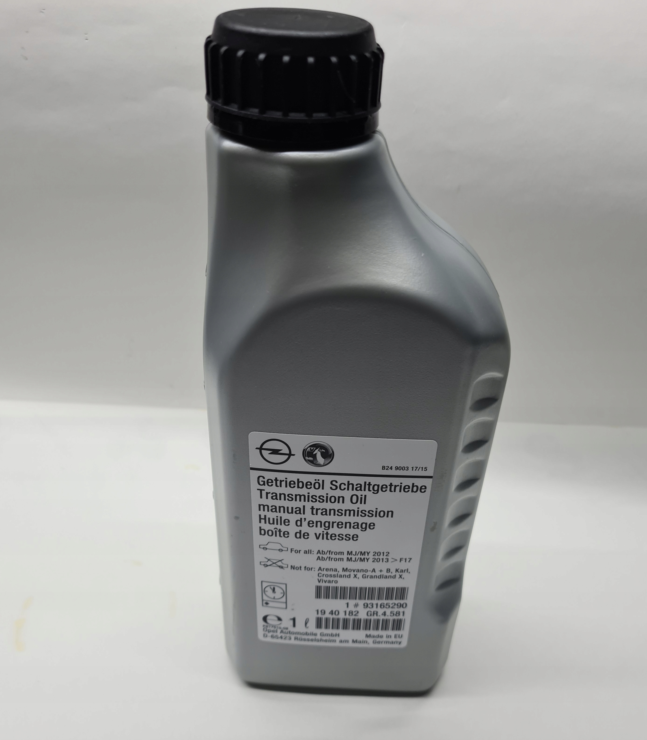 OLEJ PRZEKŁADNIOWY 75W85 DO SKRZYNI BIEGÓW GM OPEL GM 93165290 za 49,90 ...